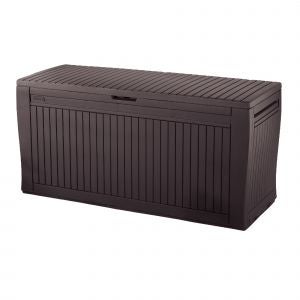 Lada depozitare gradina Keter Comfy, plastic, 270 L, maro