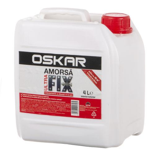 Amorsa Oskar Zero Mucegai pentru perete, interior/exterior, alb, 4 L
