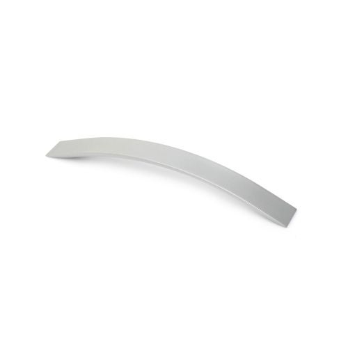 Maner mobila, 192 mm, aluminiu, gri, finisaj mat