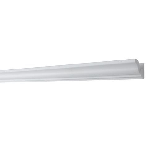 Bagheta polistiren extrudat pentru banda led L10, 200 x 5 cm, alb