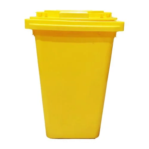 Pubela gunoi Napochim, HDPE, 120 L, galbena