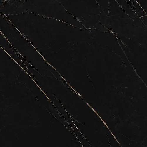 Gresie interior/exterior, 59.7 x 59.7 cm, Klaro, aspect marmura, negru ...