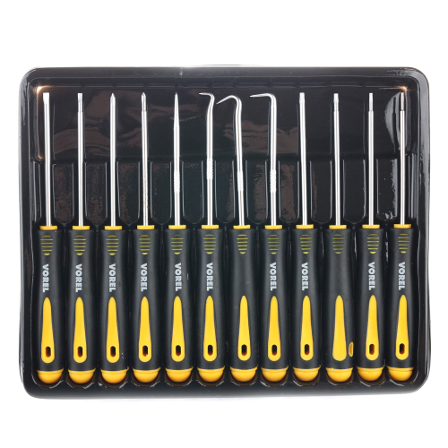 Set surubelnite de precizie, Vorel, 165 mm, 12 buc