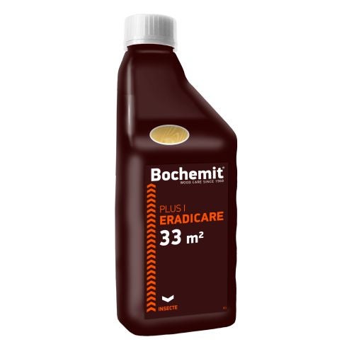 Solutie eliminare insecte lemn atacat, Bochemit Plus I, transparent, 1 Kg