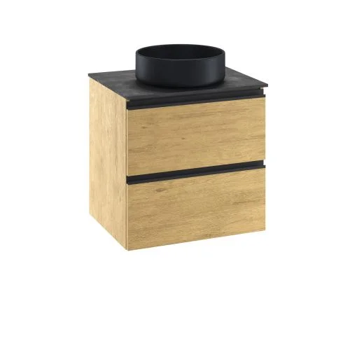 Blat baie, PAL, Sensea Studio, 61 cm, antracit gri