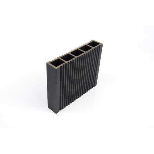 Scandura WPC pentru gard, 2000 x 120 x 24 mm, gri mat