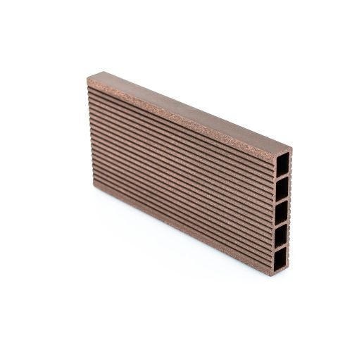 Scandura WPC pentru gard, 2000 x 120 x 24 mm, maro, aspect mat