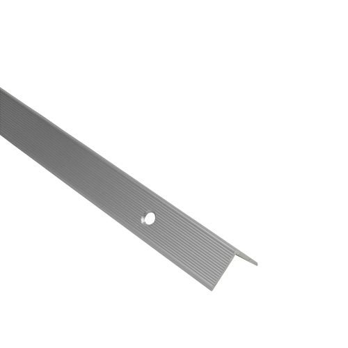 Cornier aluminiu anodizat, gaurit, 19 X 20 X 1.5 mm, L = 2 m