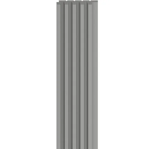 Panou riflaj Linero S-line, 2650 x 122 x 12 mm, gri