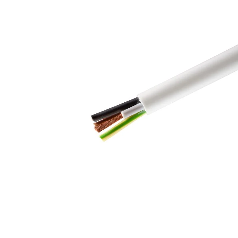 Cablu electric MYYM, H05VV-F, 4 x 1 mm², 100 m, alb