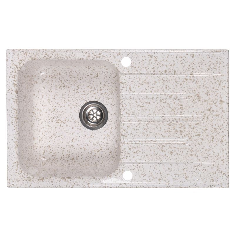 Chiuveta bucatarie din compozit, 80 x 50 cm, adancime cuva 20 cm ...