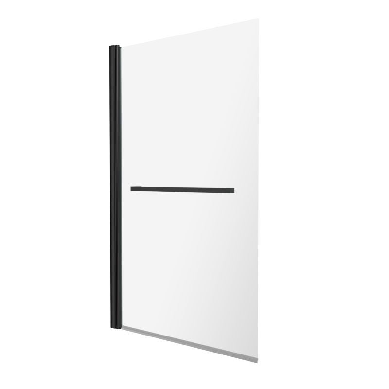 Paravan cada Sensea Remix, deschidere pivotanta, 90 x 140 cm, profil negru