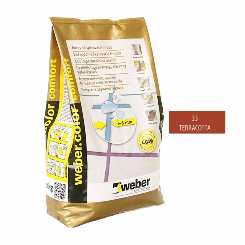 Chit de rosturi 2 kg Weber Comfort Teracotta