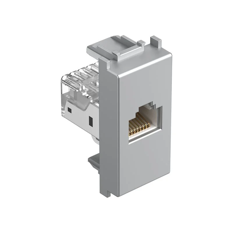 Priza date (RJ45) Tem Modul, modulara, IP20, argintie