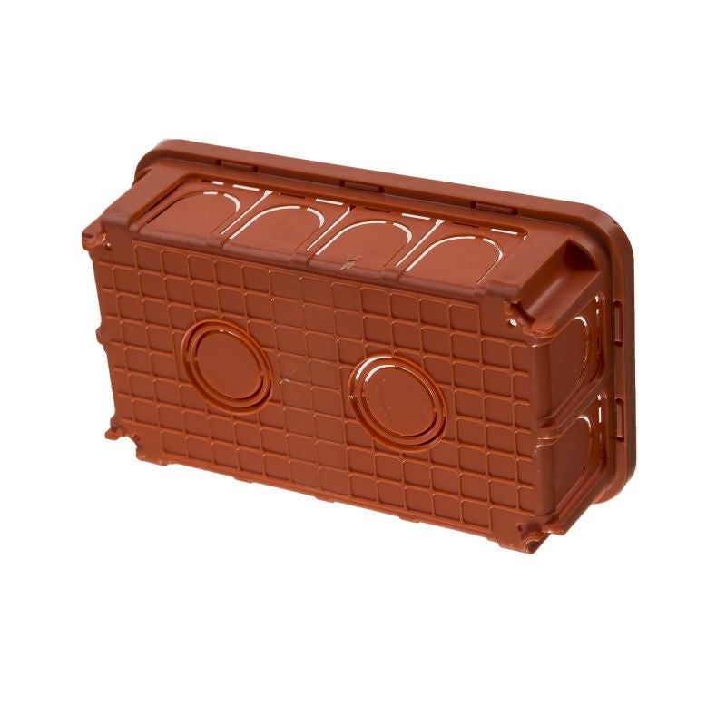 Doza aparat Gewiss, sub tencuiala, cu 4 module, 144 x 85 x 50 mm