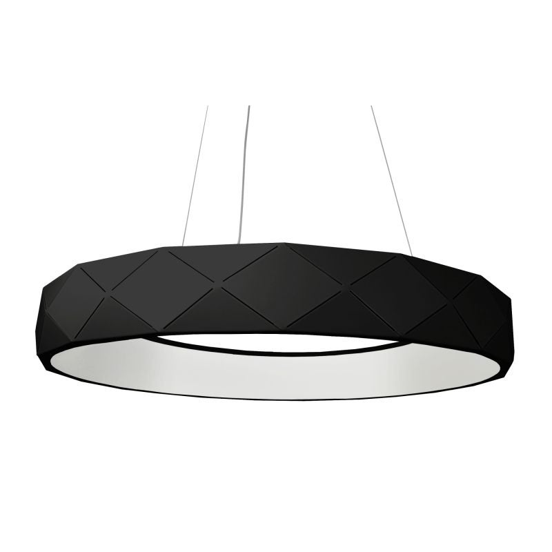 Pendul LED Reus, 3240 lm, negru