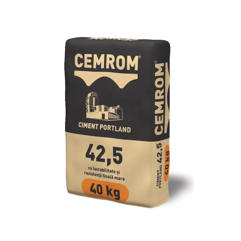 Ciment Cemrom CEM II/B-LL 42.5 N, 40 kg, gri
