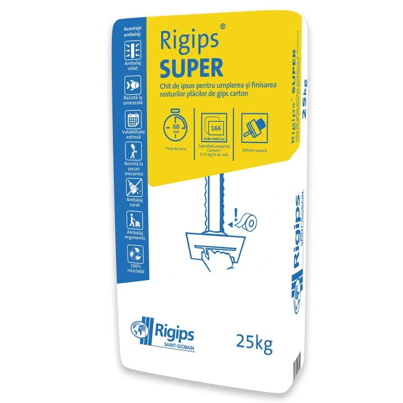 Palet ipsos imbinare Rigips Super, tip pudra, 25 kg