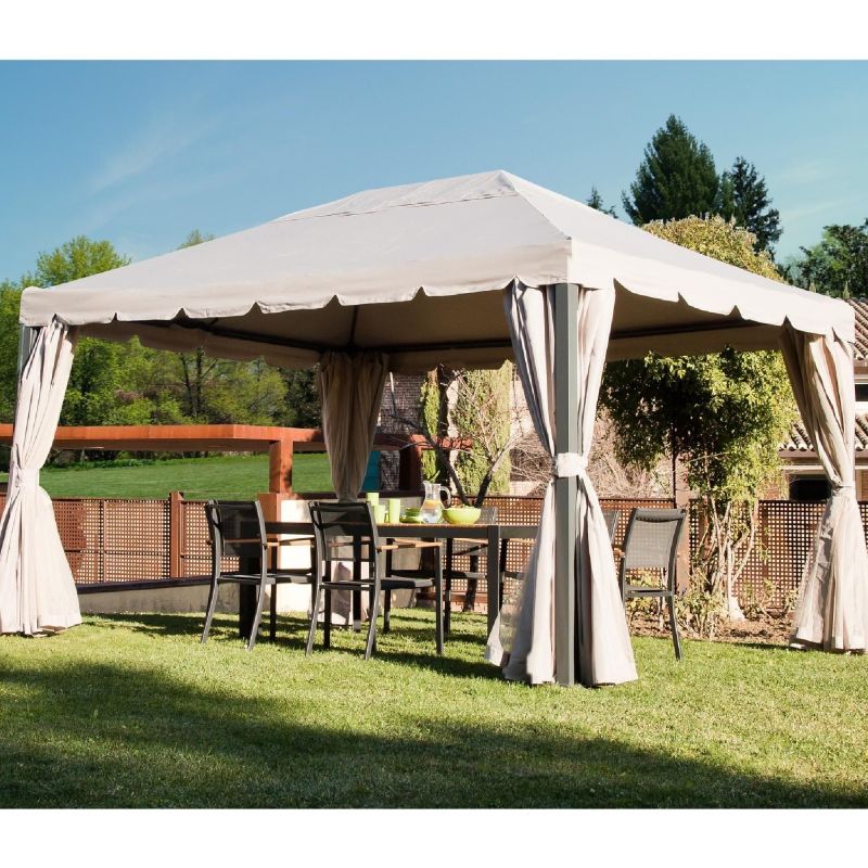 Pavilion gradina Naterial Ysisi, aluminiu/poliester, 400 x 300 cm, H ...