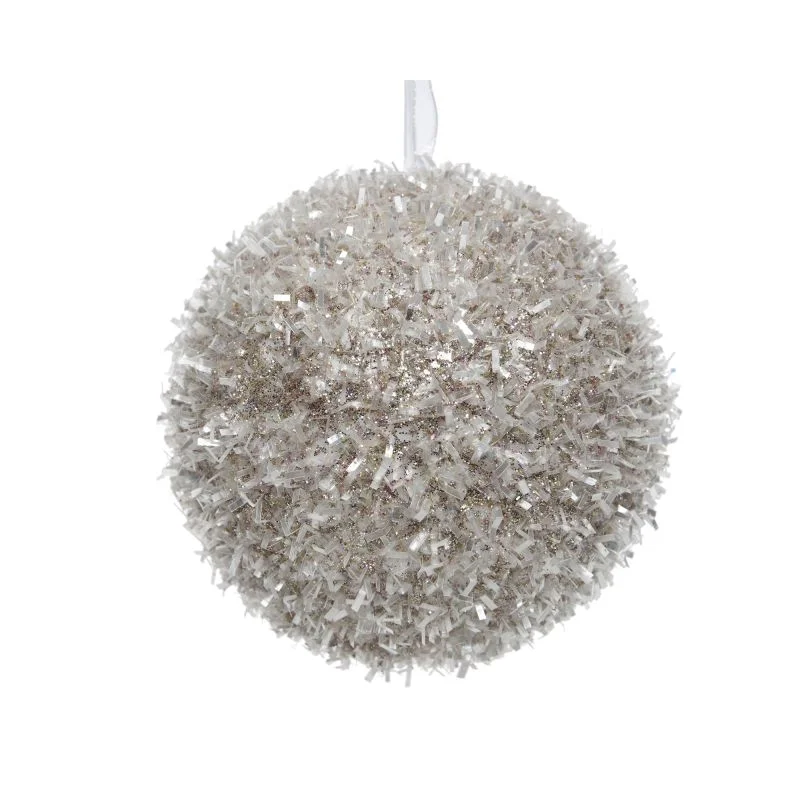 Glob cu aplicatii bej Ø8 cm