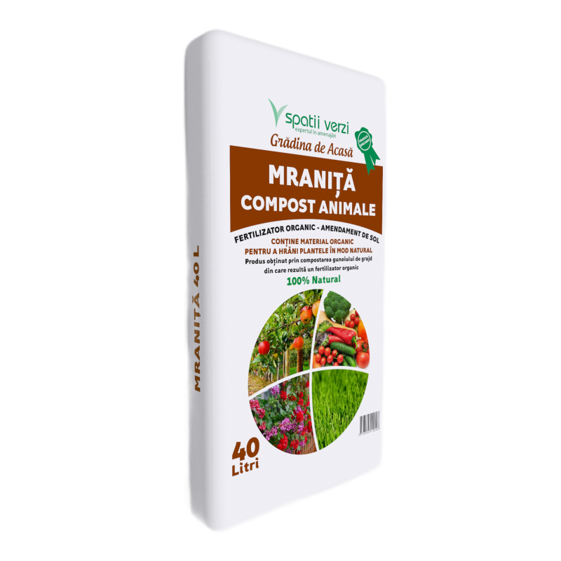 Ingrasamant universal, mranita compost animale, granulat, 40 L