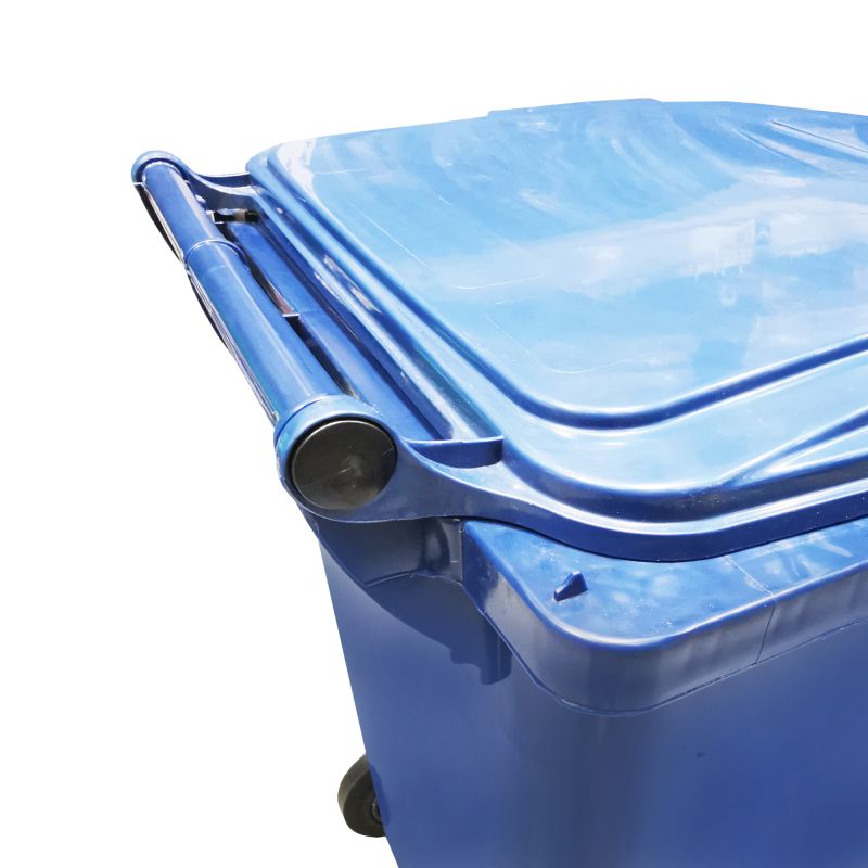 Pubela gunoi Napochim, HDPE, 120 L, albastra