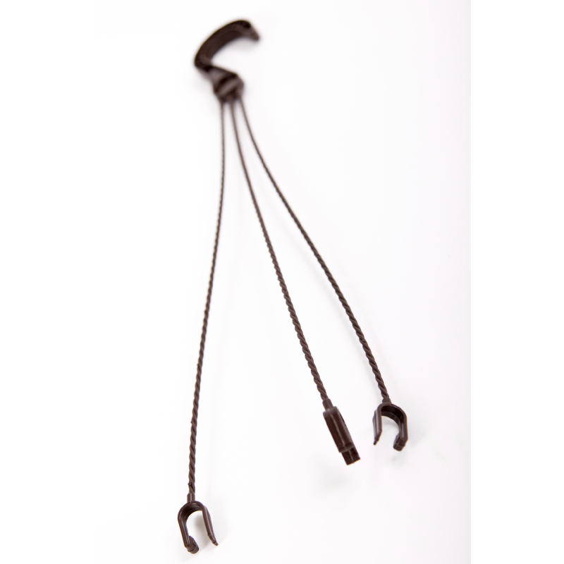 Agatator cu 3 brate, maro, 45.2 cm