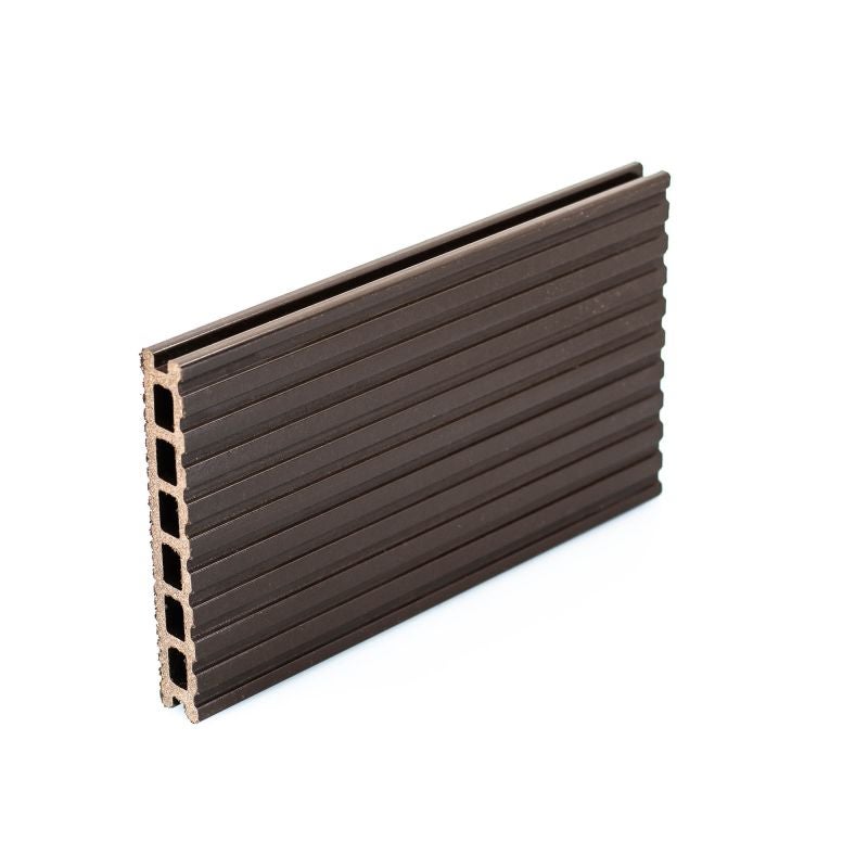 Dusumea terasa din WPC, 2400 x 145 x 21 mm, maro