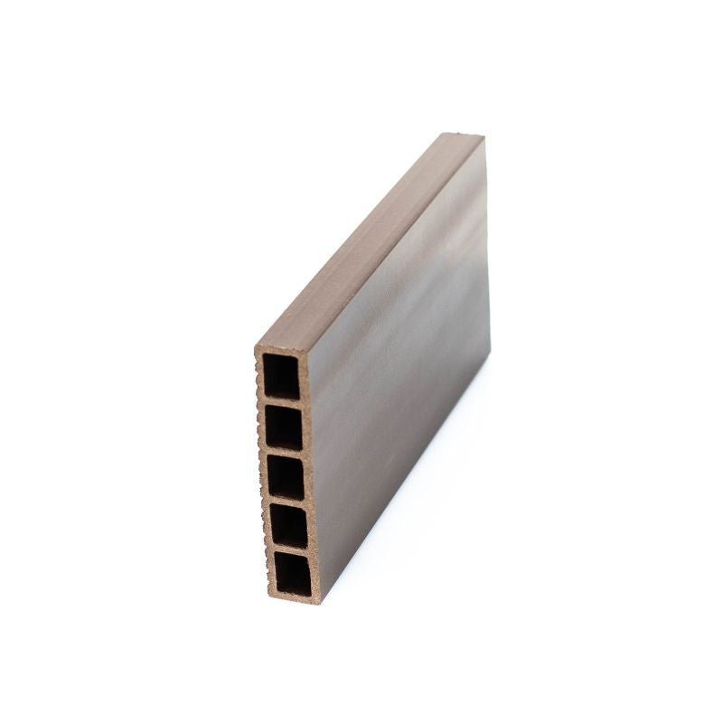 Scandura WPC pentru gard, 2000 x 120 x 24 mm, maro