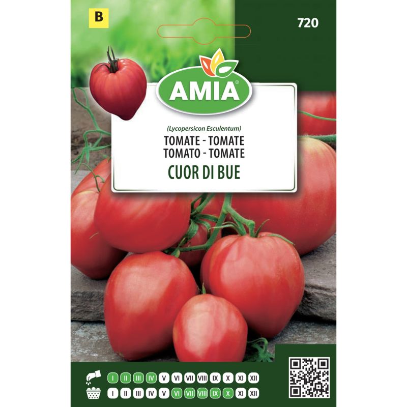 Seminte legume, rosii Inima de Bou, Amia