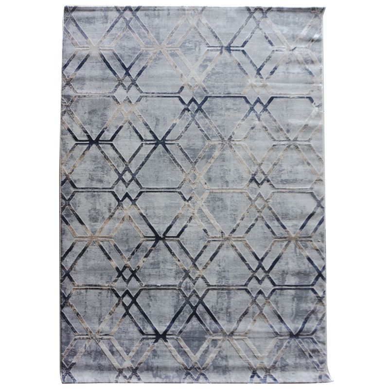 Covor Hermes, polipropilena, 120 x 180 cm, model romburi