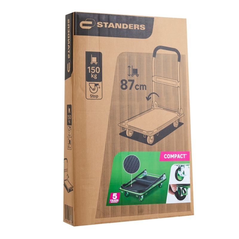 Platforma cu roti Standers, pliabila, otel, 22 x 47 x 87 cm, sarcina ...