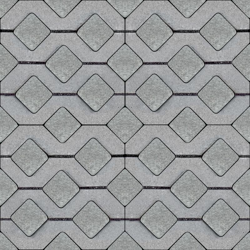 Cub delimitare grila, beton, 84 x 84 x 80 mm, gri ciment