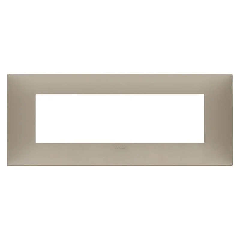 Rama decorativa pentru 7 module Neve, pentru aparataj modular, gri mat