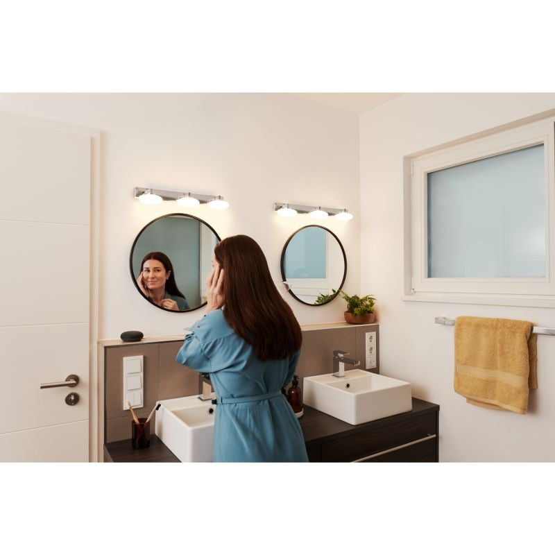 Aplica LED baie, 18 W, CCT, dimabil, Wi-Fi, IP44