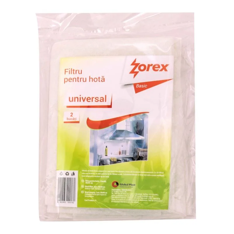 Filtru hota textil, 58 x 48 cm, universal, 2 buc/pachet