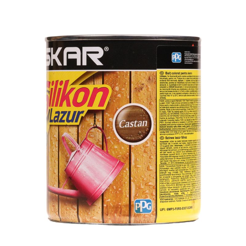 Bait lemn Oskar Silikon Lazur, pe baza de solvent, interior/exterior ...