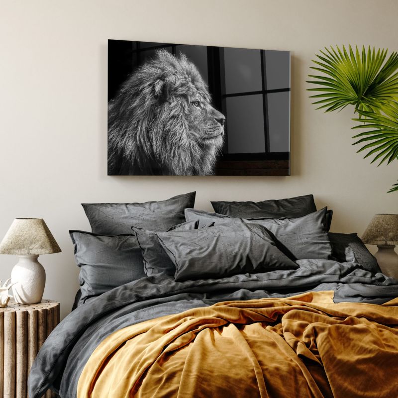 Tablou sticla Leu, 70 x 100 cm