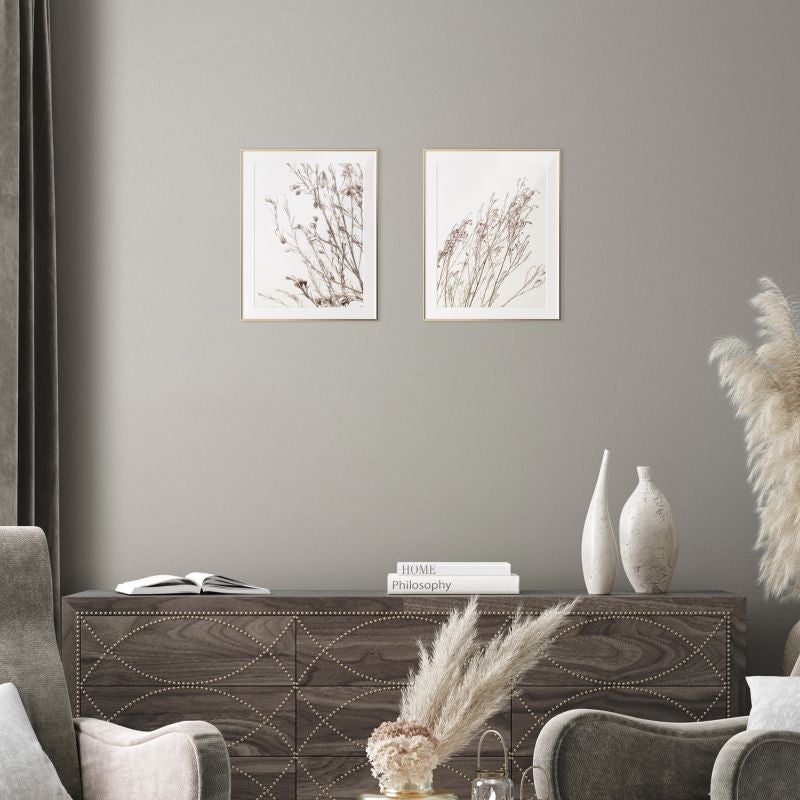 Set 2 postere imprimate Tufis uscat, 30 x 40 cm