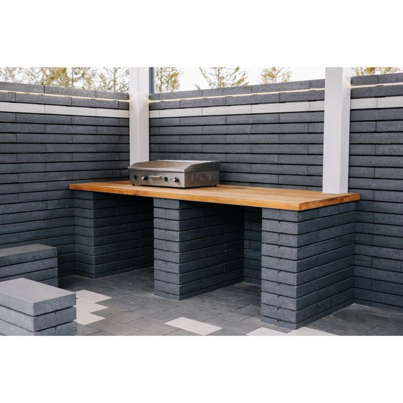 Element gard, Modulo, 60 x 30 x 9 cm, gri antracit