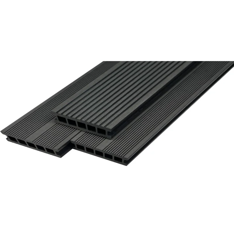 Dusumea terasa, WPC, 2200 x 145 x 20 mm, gri antracit