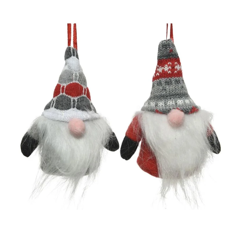 Decoratiune Craciun pentru brad, model gnom, 12 cm, polistiren, diverse ...