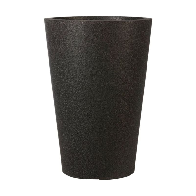 Ghiveci flori IQ inalt, polipropilena, Ø 48 cm, negru