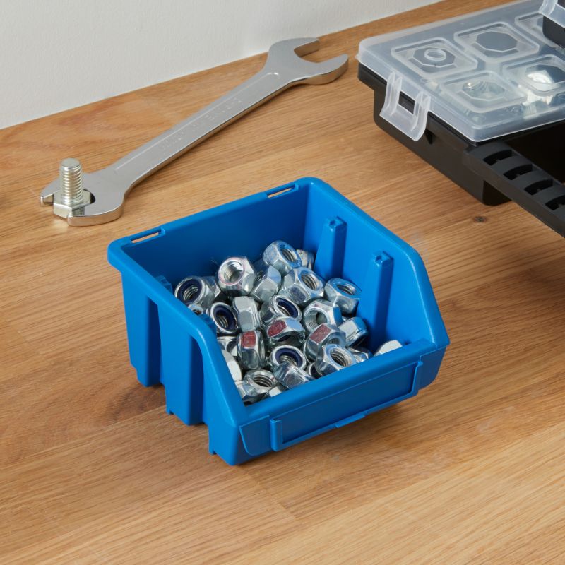 Cutie plastic Dexter, 116 x 112 x 75 mm, albastru