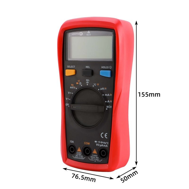 Multimetru cu senzor temperatura, digital, Lexman