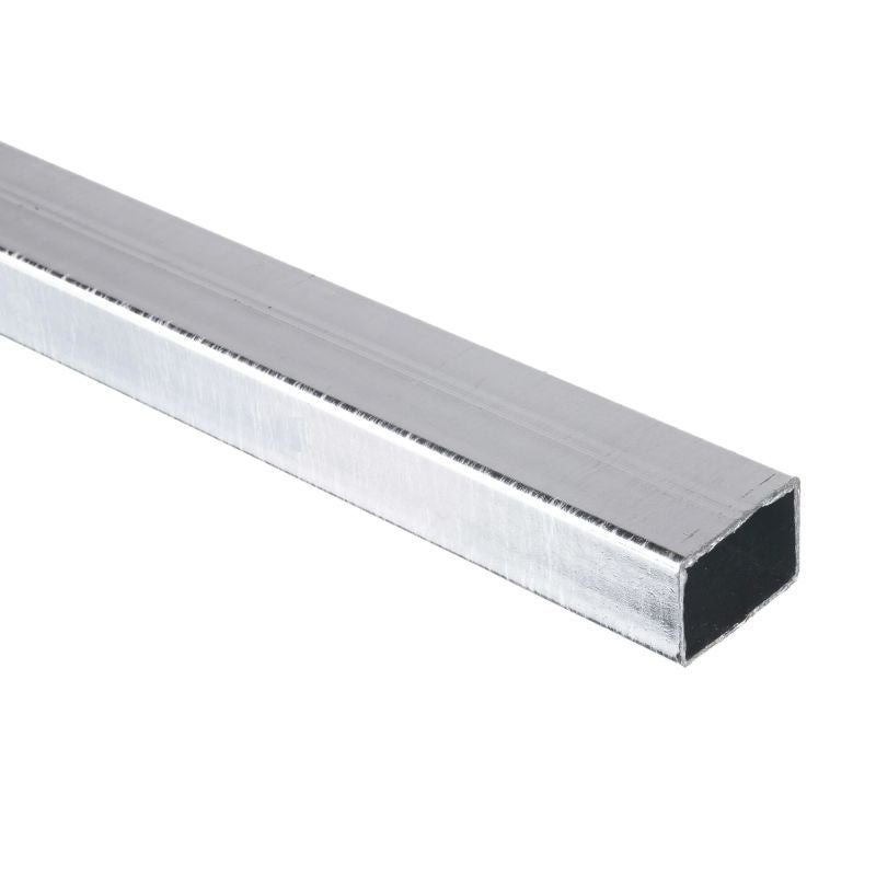 Stalp otel zincat soft, cu capac, 60 x 40 x 2500 mm, gri