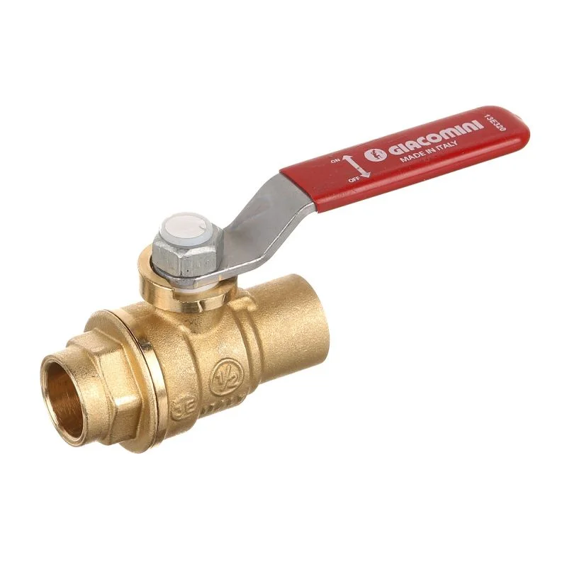 Robinet apa de trecere Giacomini, D15 mm, levier, pentru lipire teava ...