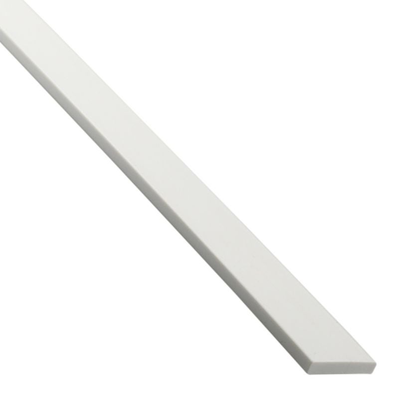 Platbanda PVC, 30 x 3 mm, L = 1 m, gri