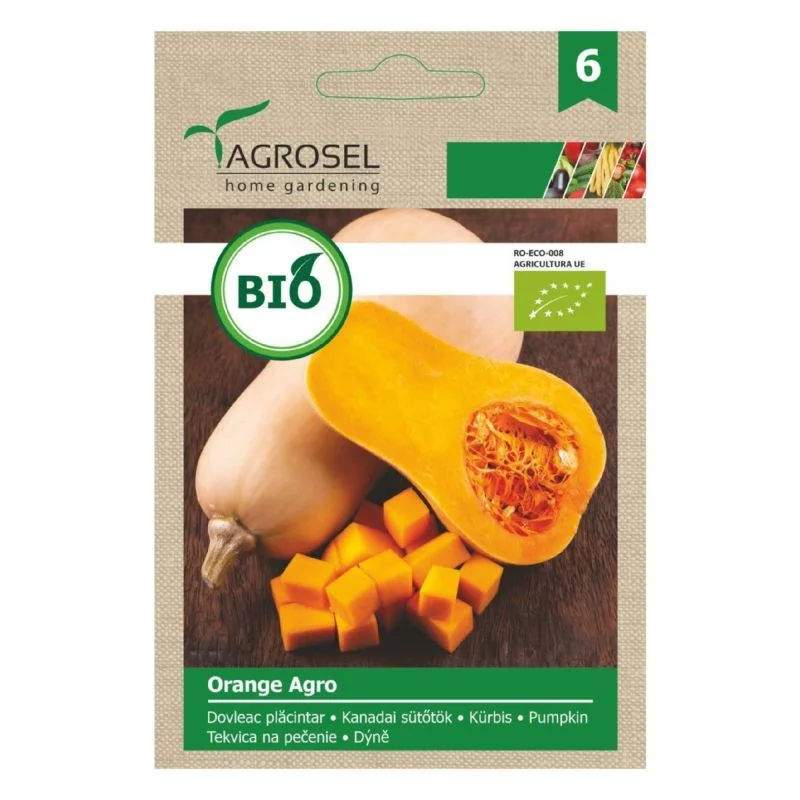 Seminte legume, dovleac placintar Bio, Agrosel