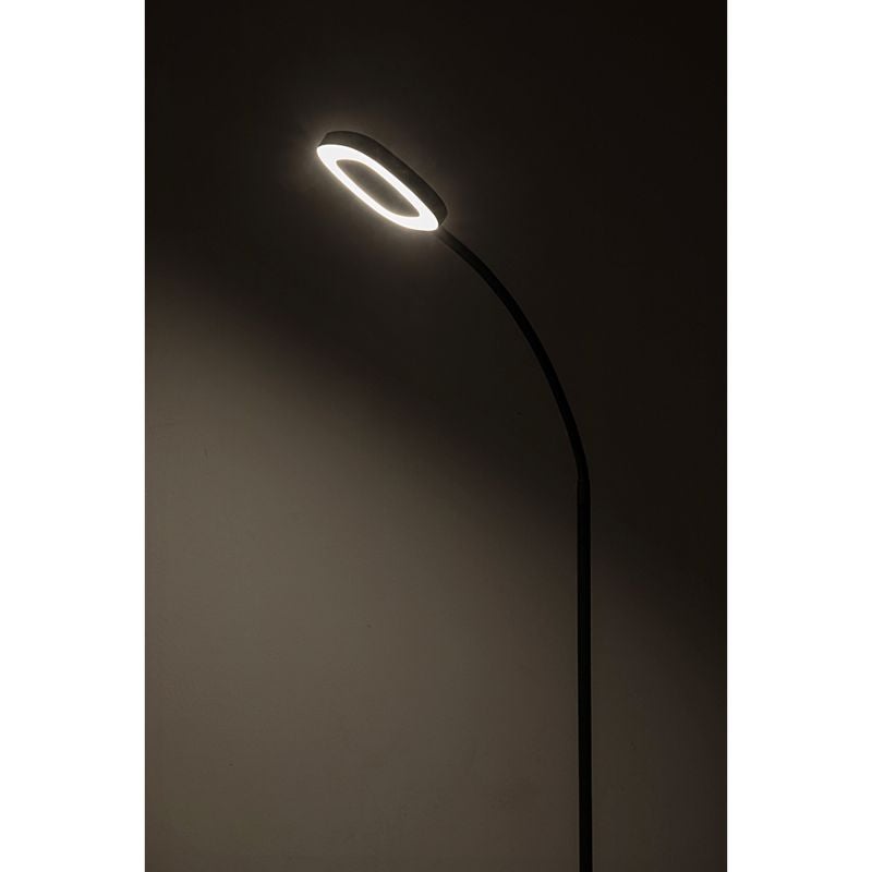 Lampadar LED Rader, 11 W, H 133 cm, negru